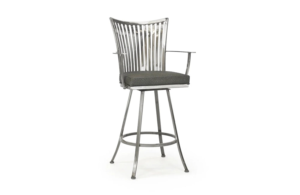 Genesis Arm Swivel Counter Stool | Paramus Mega Furniture